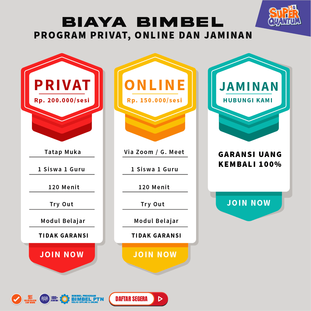 BIMBEL MASUK UI | LES PRIVAT SIMAK UI OFFLINE & ONLINE
