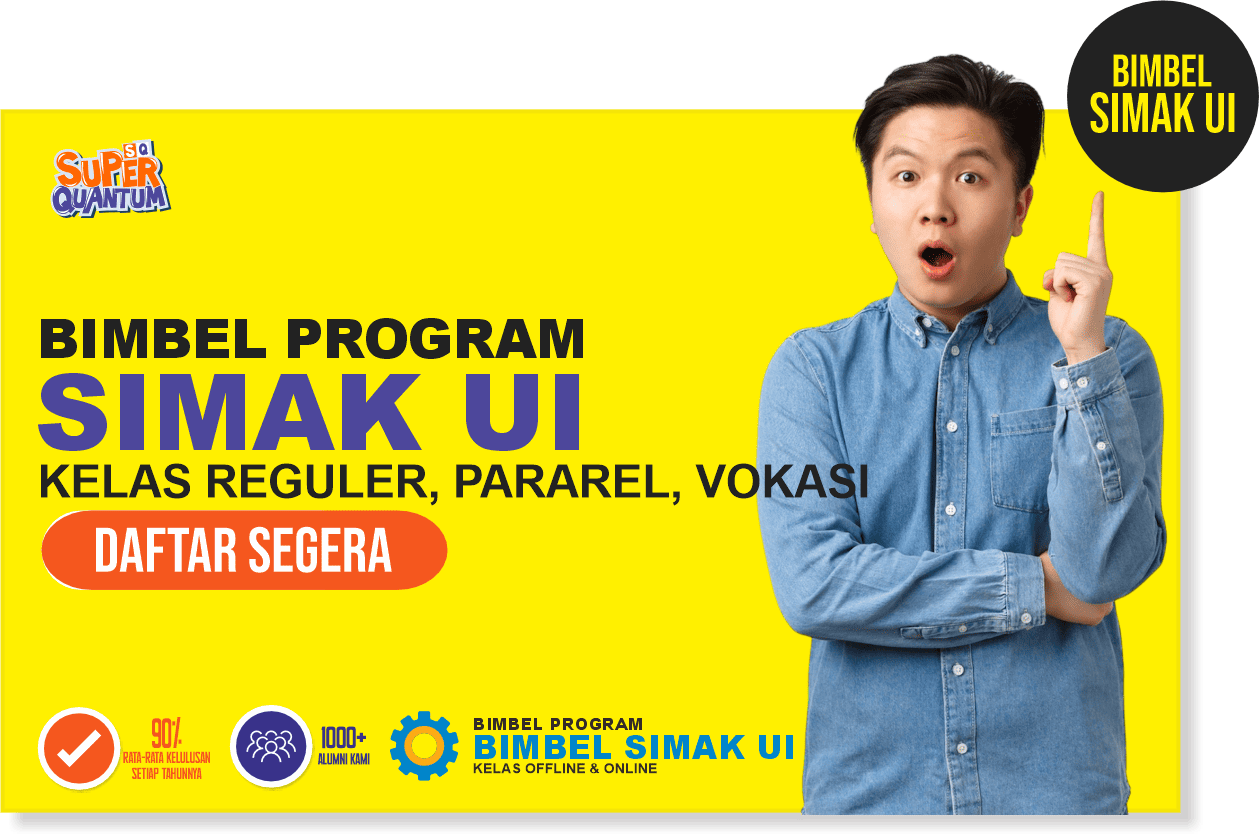 BIMBEL MASUK UI | LES PRIVAT SIMAK UI OFFLINE & ONLINE